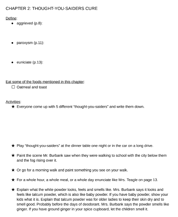 Mrs. Piggle-Wiggle 4 Book Study Guide - Single Mom On A Farm